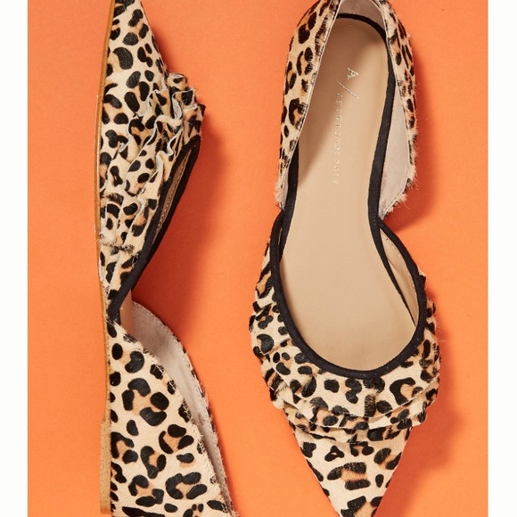 Anthropologie | Shoes | Anthropologie Sylvie Ruffled Dorsay Flats ...